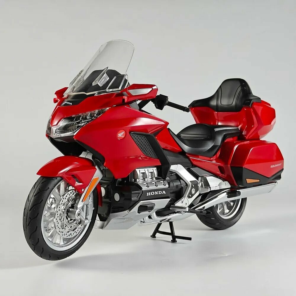 1:9 Honda GL1800 Gold Wing Tour AIRBAG High end luxury travel Локомотив, Модель из сплава, Коллекционирование автомобилей