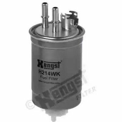 Фильтр топливный HENGST H214WK FORD Fiesta IV 1.8 DI 04/00->/ Focus 1.8/DI/TDI/TDDI 02/99-11/04/ Tourneo/Transit connect 1.8 DI 06/02->
