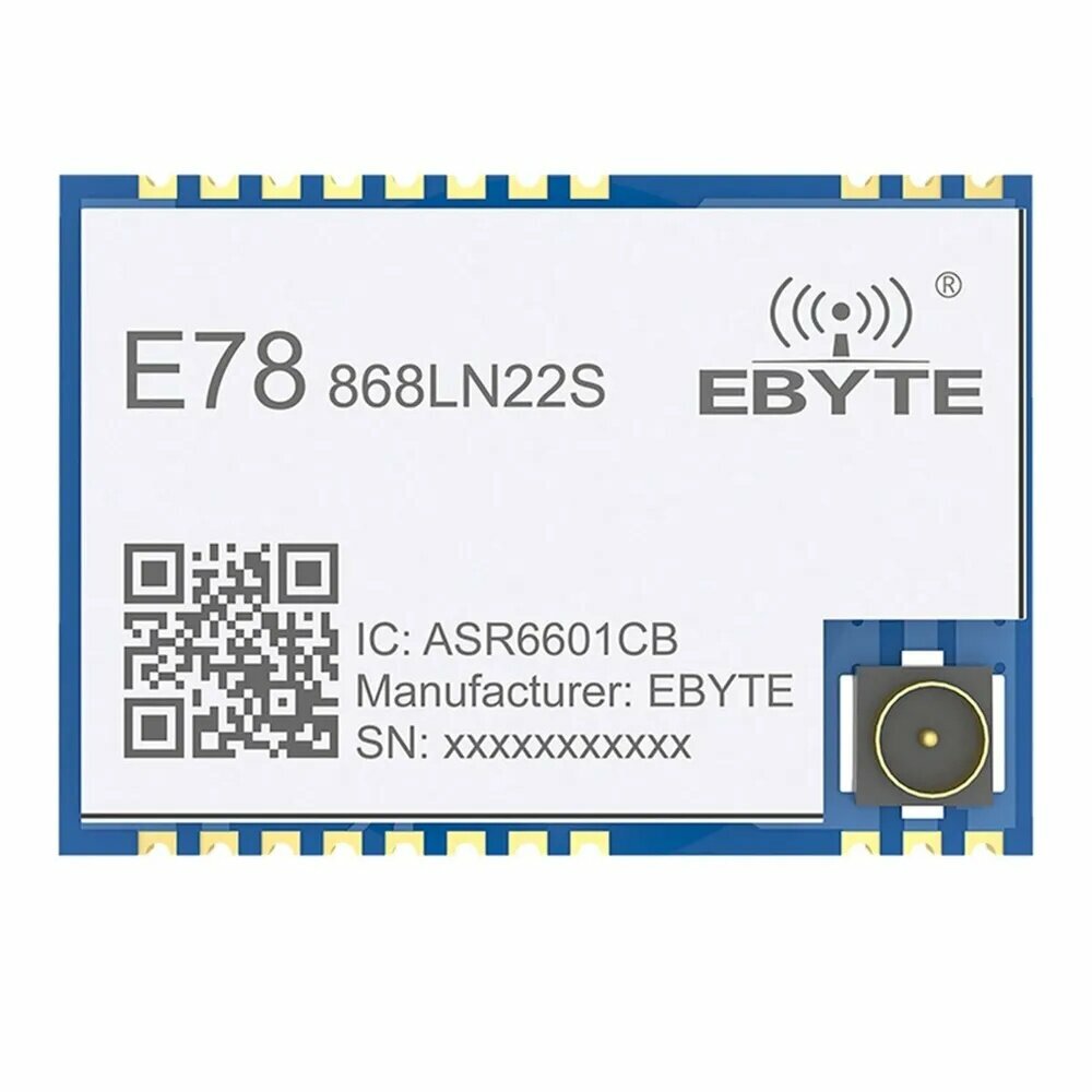 LoRaWAN SoC E78-868LN22S 868 МГц LoRa модуль