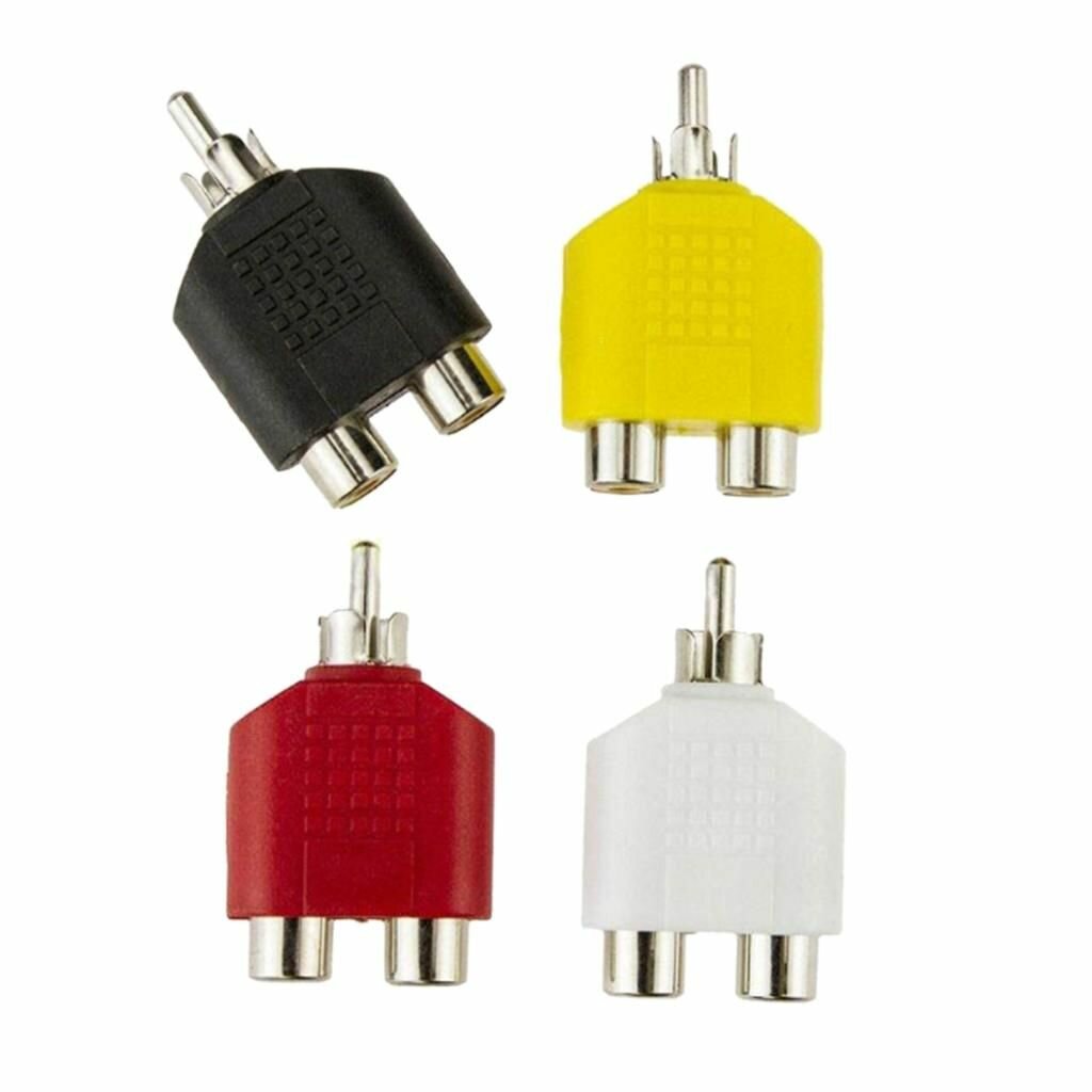 RCA Y-разветвитель AV аудио-видео адаптер