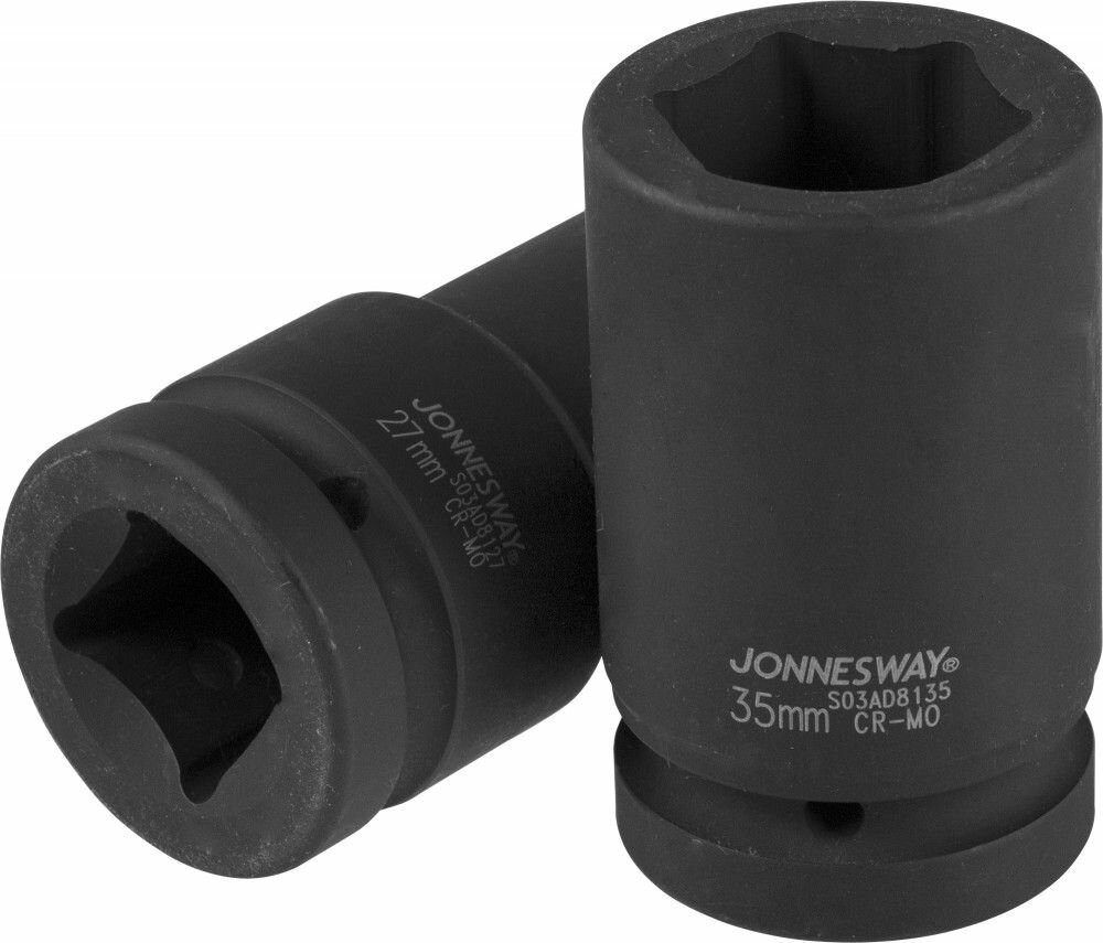 Торцевая головка ударная глубокая 1DR, 27 мм S03AD8127 JONNESWAY