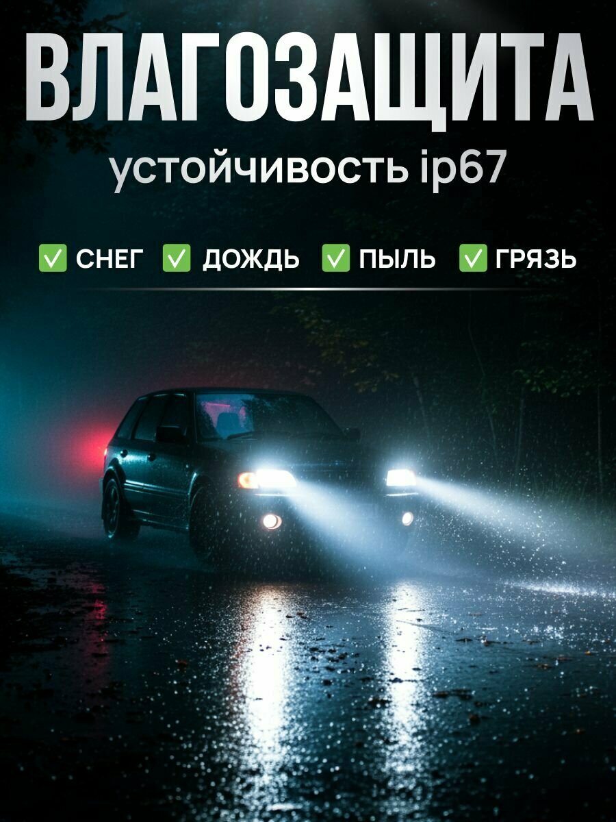 Автомобильные лампы J084, тип H1, светодиодные, ABS-пластик, для противотуманных фар