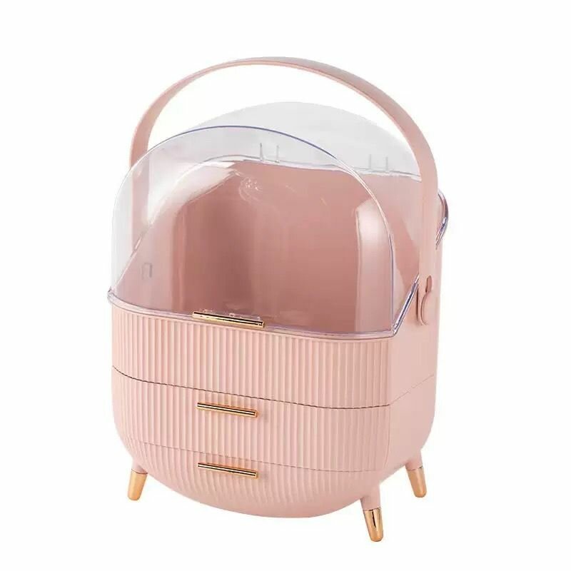 MARIEE Органайзер для мелочей и косметики 29x20x34 см 1 шт abs пластик розовый
