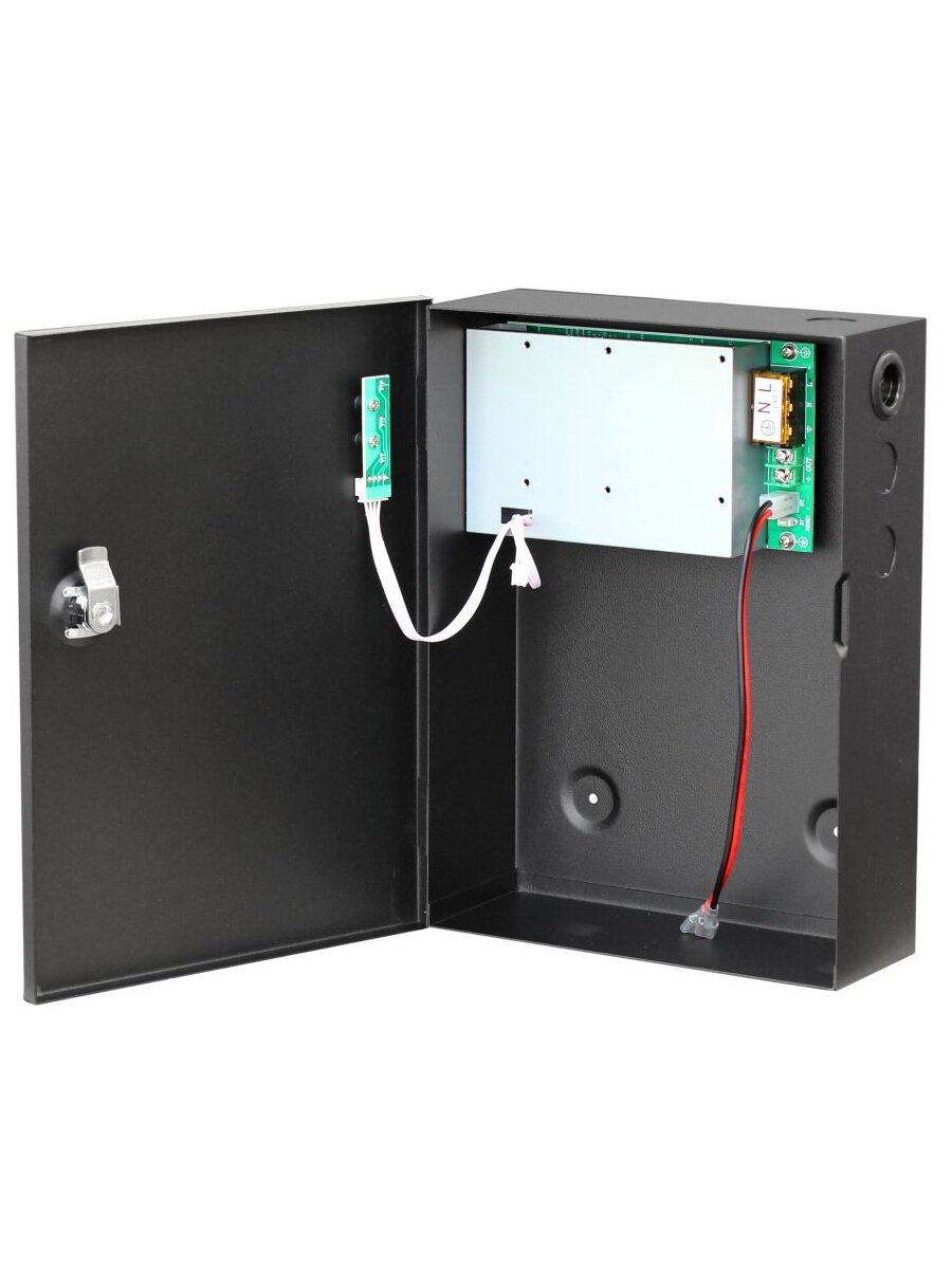 Блок бесперебойного питания Smartec, ST-PS105BMS-BK, 12VDC/5A, 220VAC, для аккумулятора 9Ач