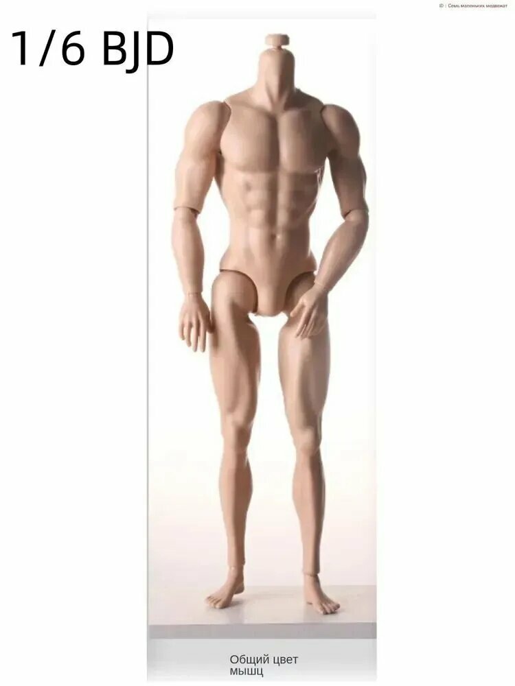 Высококачественное тело куклы /мужское тело куклы с 6 баллами/31 см
