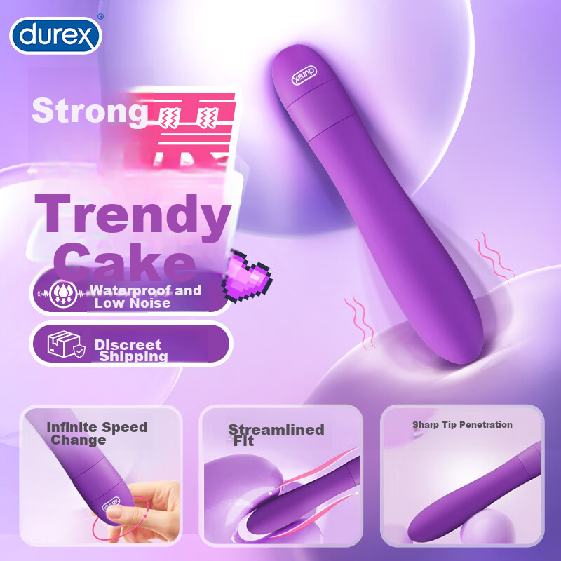 Durex V-Revitalizing Многоскоростной вибратор для женщин с расслабляющим массажем и вставным использованием