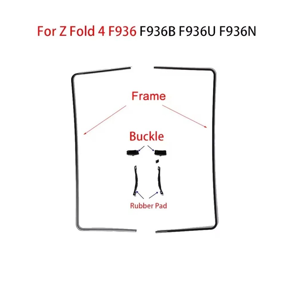 Средняя рамка, замена рамки для Samsung Galaxy Z Flip 6 5 2 3 4 F7000 F7070 F7110 F7210 F7310, ремонт корпуса ЖК-дисплея