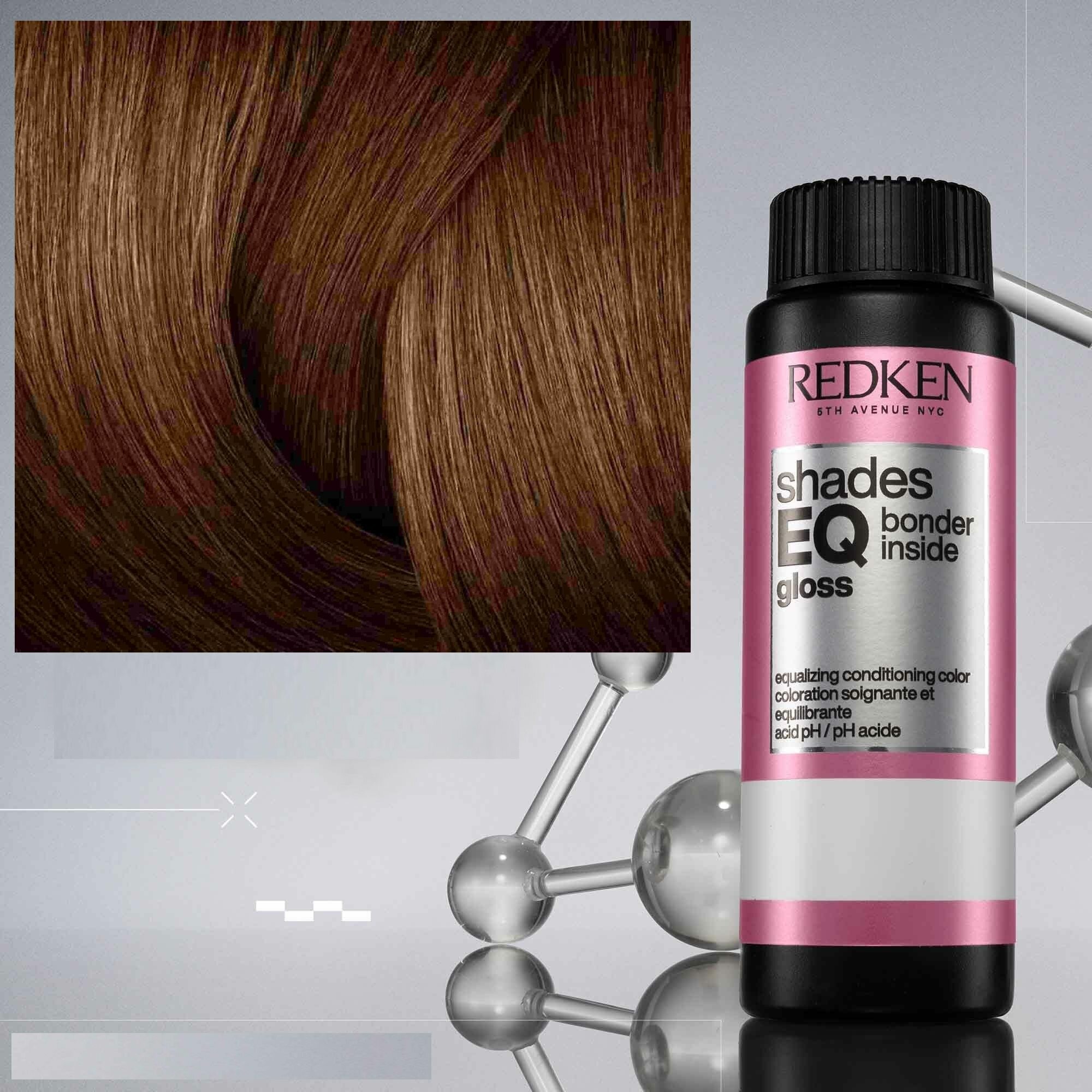 REDKEN SHADES EQ GLOSS BONDER INSIDE 04N Краска-блеск без аммиака 60 МЛ