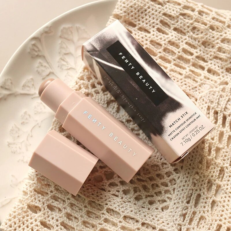 Бронзер Fenty Beauty: Стойкий Хайлайтер И Контурный Стик Для Лица, Натуральный Эффект, Полноразмерный, Для Сияющего Образа