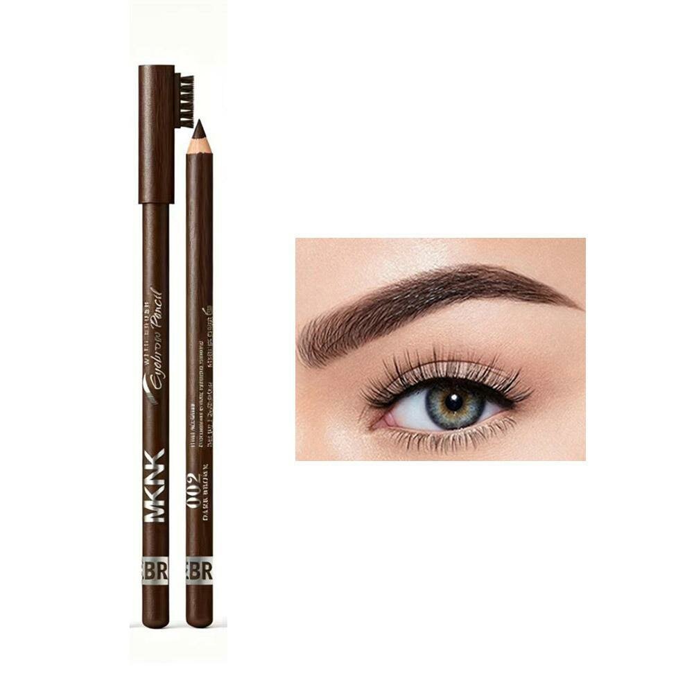 Матовый карандаш для бровей Eyebrow с кисточкой и расческой для укладки и рисования, перманентного макияжа бровей