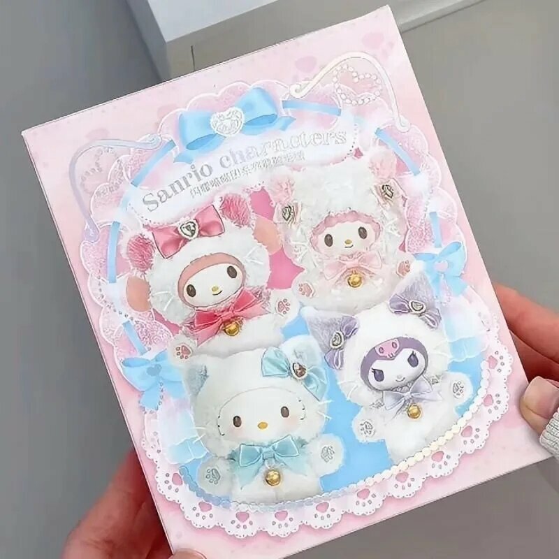 Коллекционная фигурка Слепая коробка Sanrio Characters Shining Meow Series - Plush Pendants 1 шт