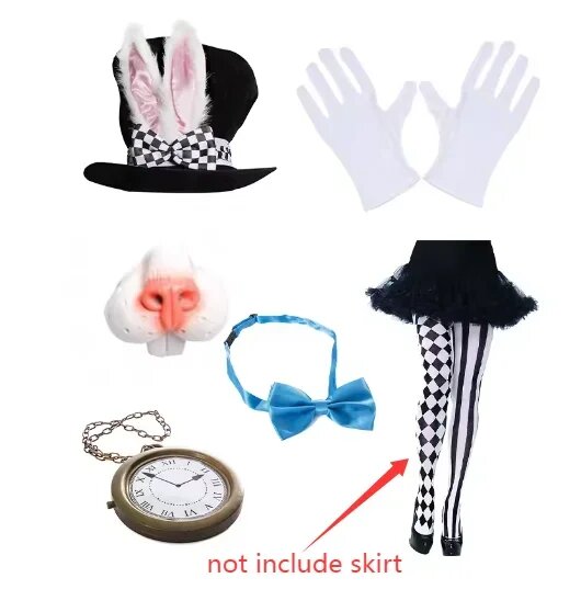 Набор аксессуаров для косплея мистер Кролик Светло-желтый, Champagne