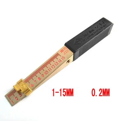 ETOPOO Конический калибр для сварки 0,2-4 мм / 0,4-6 мм / 0,5-10 мм / 1-15 мм 1-15 0.2mm