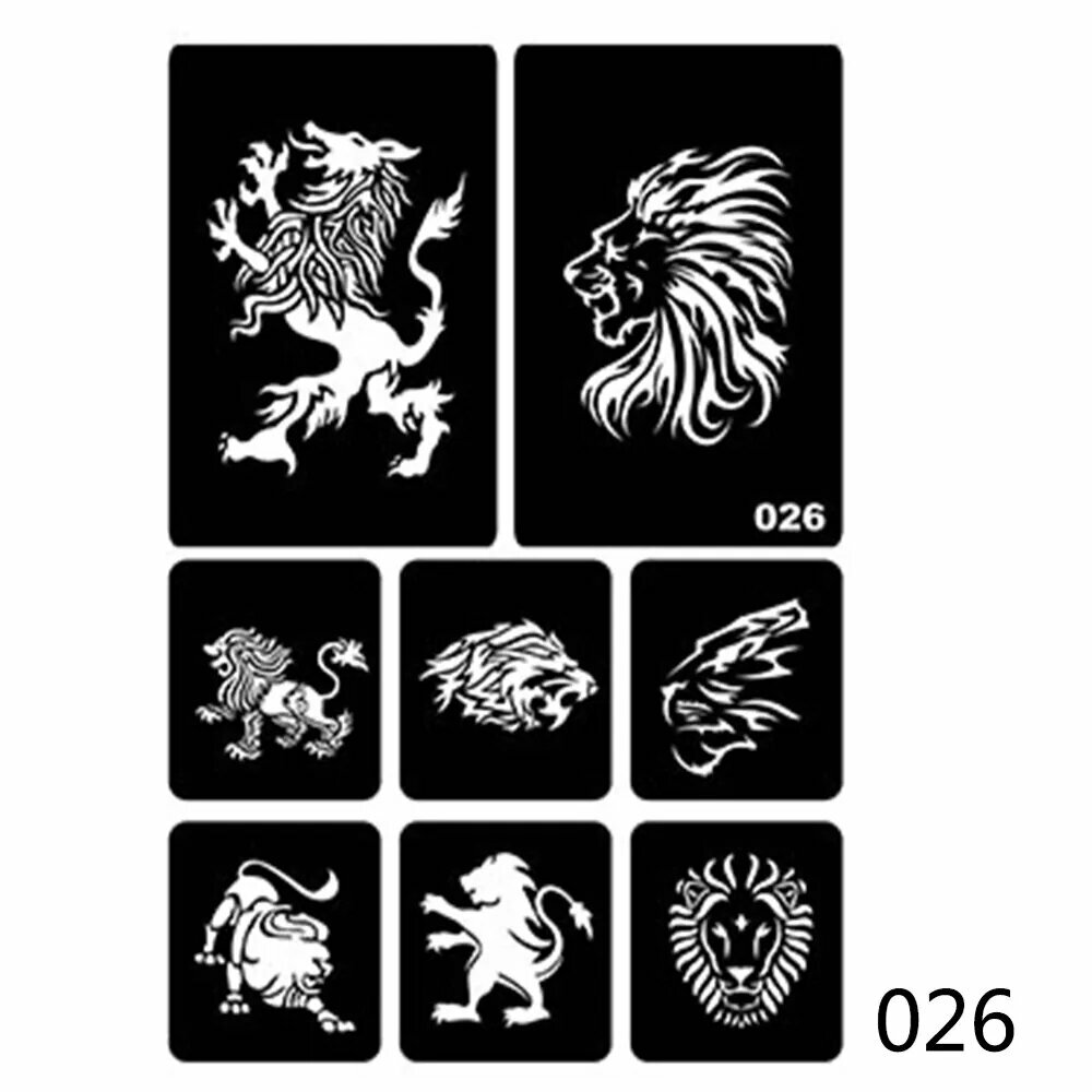 Трафарет для временной хны Татуировка: новый дизайн для тела и рук для девушек