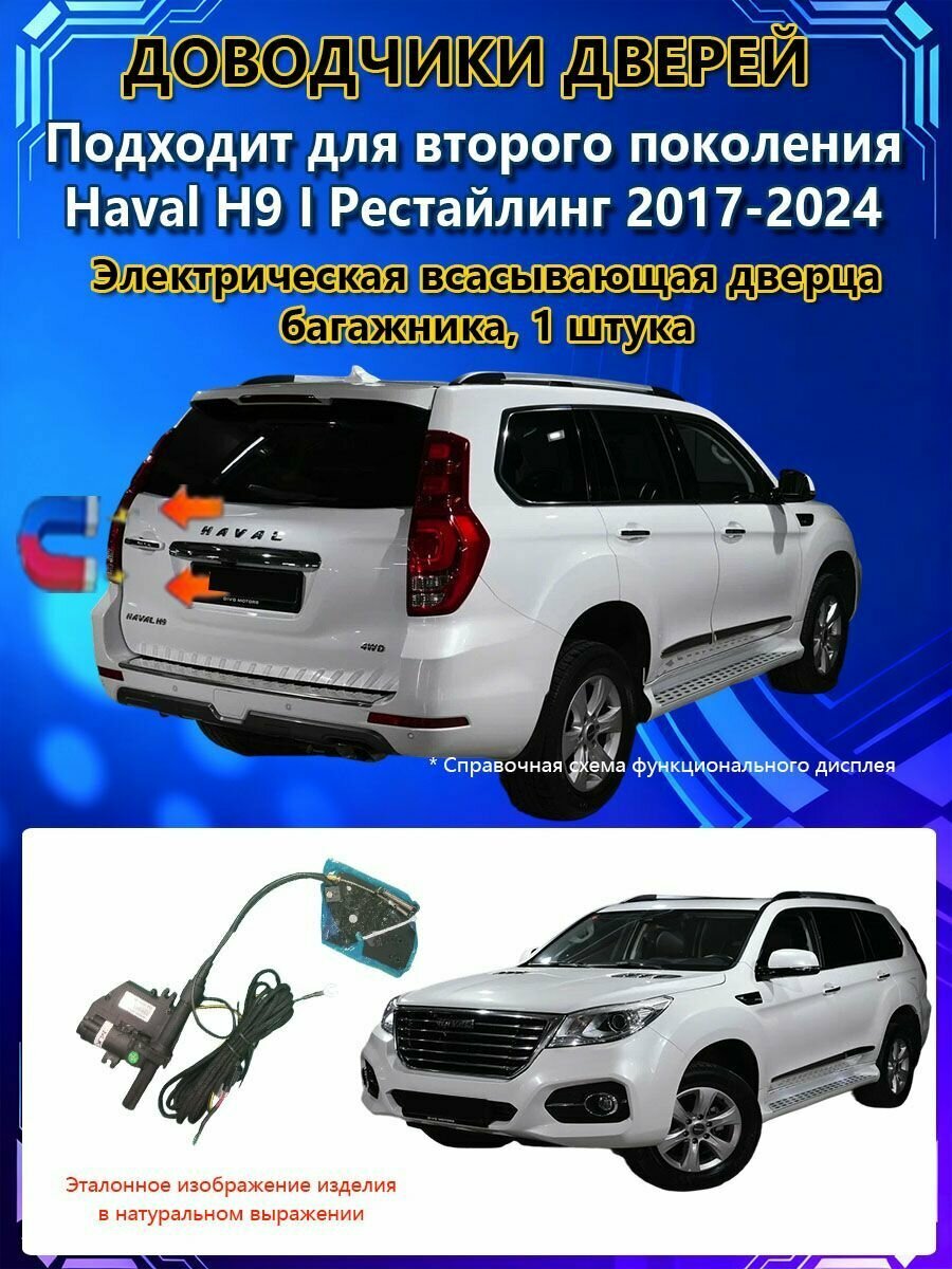 Доводчики дверей Haval H9 I Рестайлинг (2017-2024) , Дверь багажника Доводчик двери автомобиля (Гарантия 2 года)