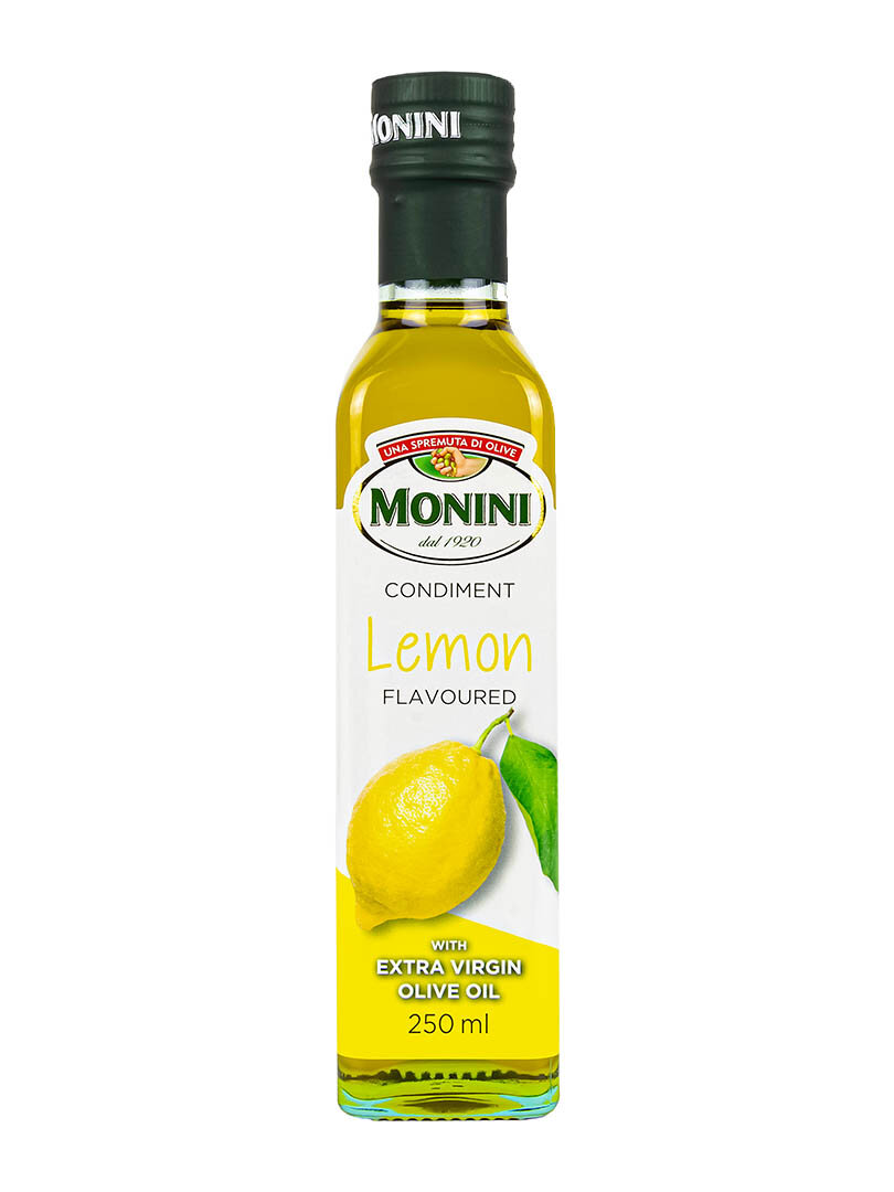 Оливковое масло Monini Extra Virgin Лимон нерафинированное, 0,25 л