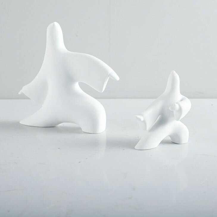 Скандинавская фигурная скульптура, креативный декоративный элемент, абстрактное искусство, портретное украшение для демонстрационных залов, гостиных и декора прихожей.