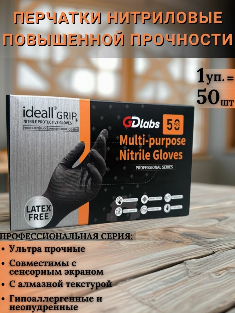 Перчатки нитриловые — фото 1