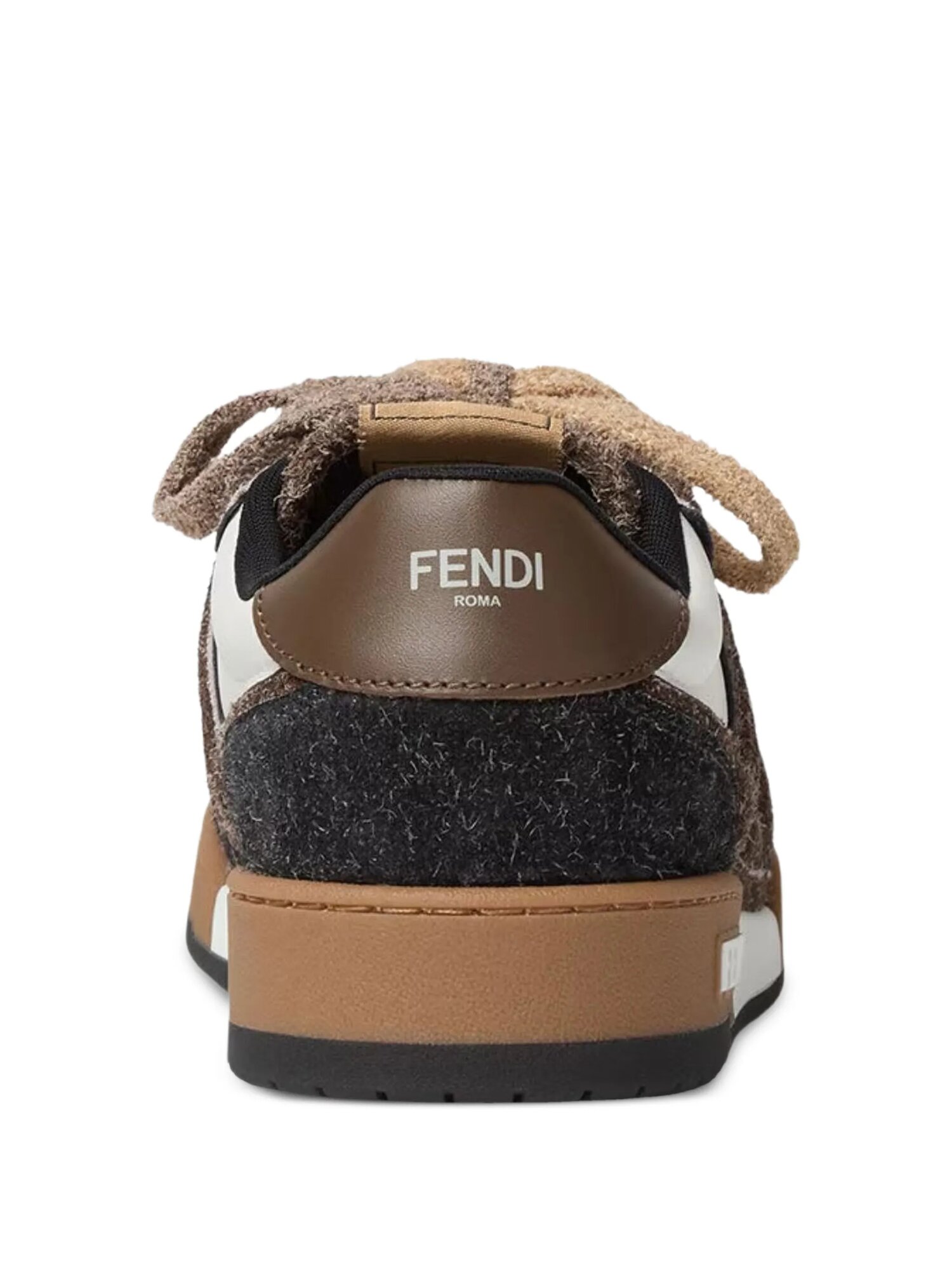 Кроссовки FENDI Match, размер 8, бежевый/белый — фото 1