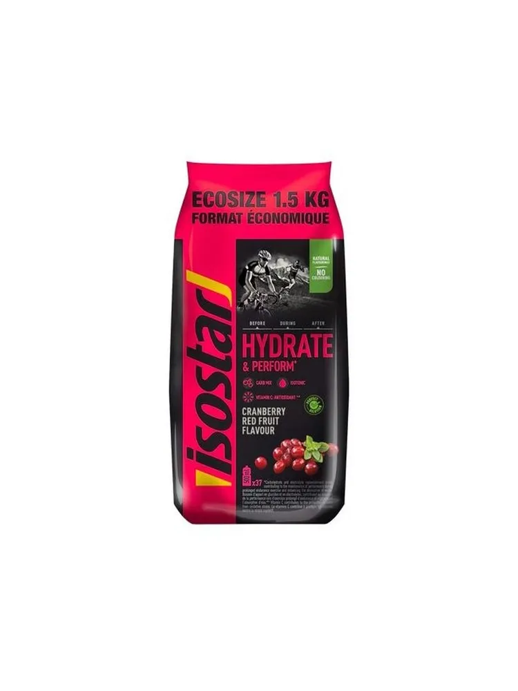 Изотонический напиток Isostar Hydrate and Perform 1500 г - клюква