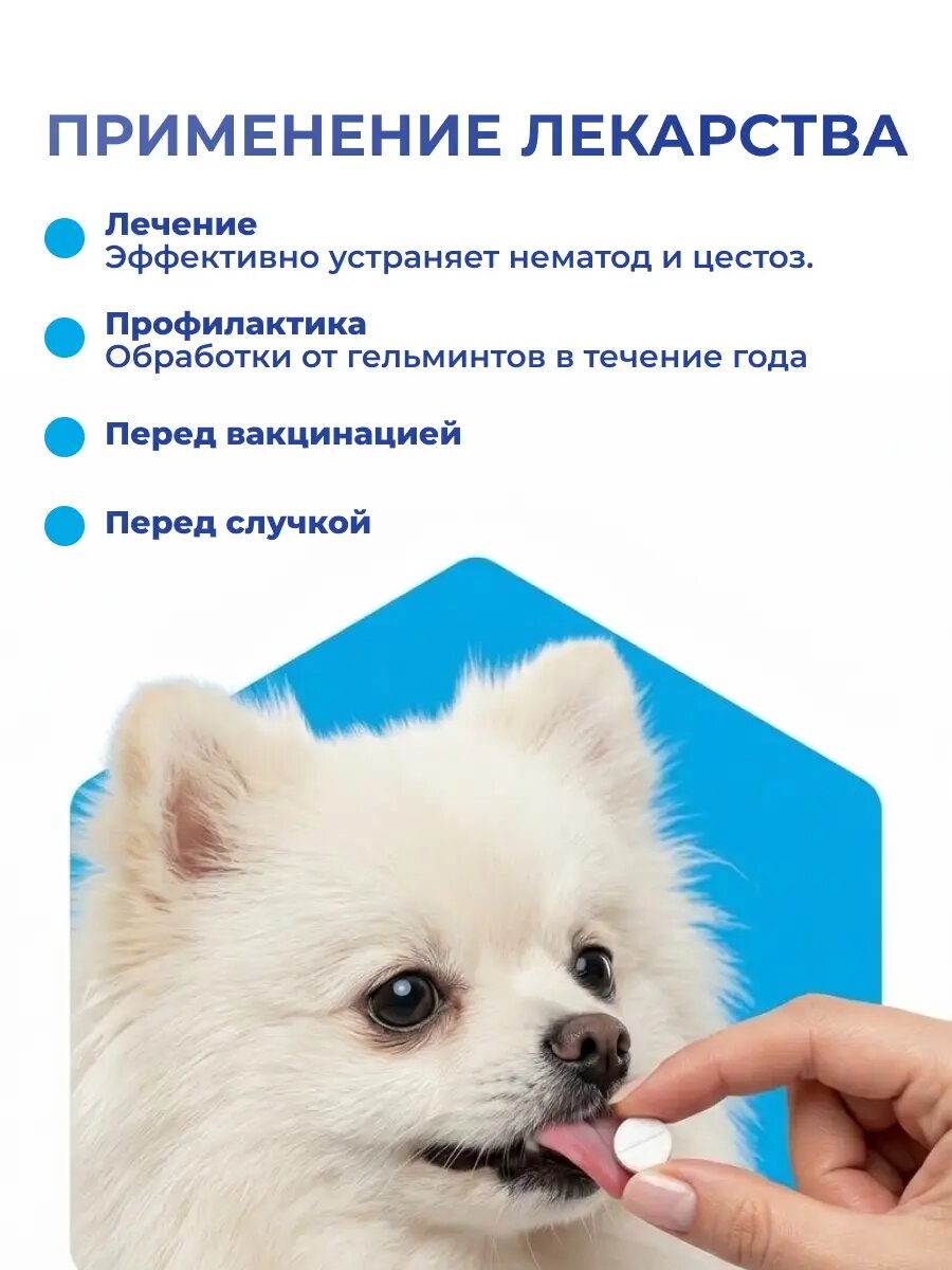 Тиксфли таблетки от блох и клещей для собак 2-4,5 кг 112,5 мг. — фото 1