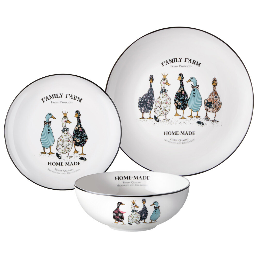 Набор посуды обеденный lefard family farm на 6 пер. 18 пр. KSG-425-298