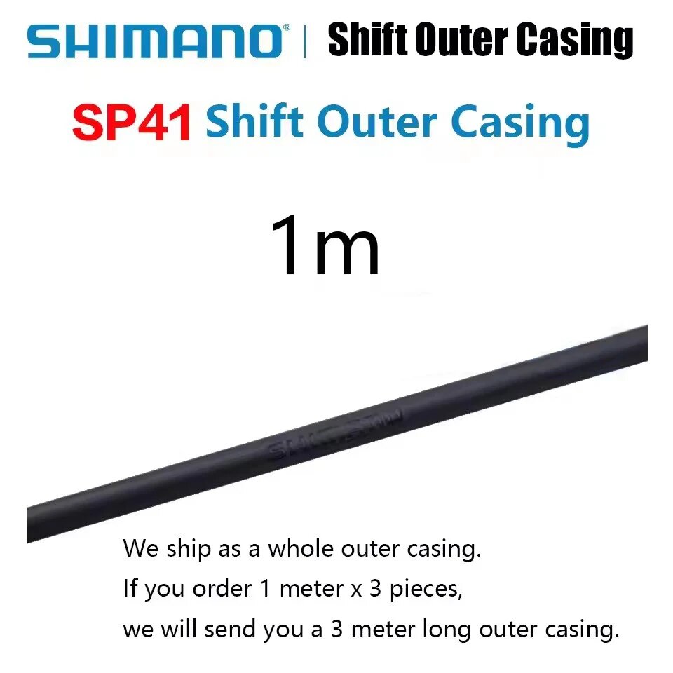Shimano SP41 Shift Outer Casing 1m black