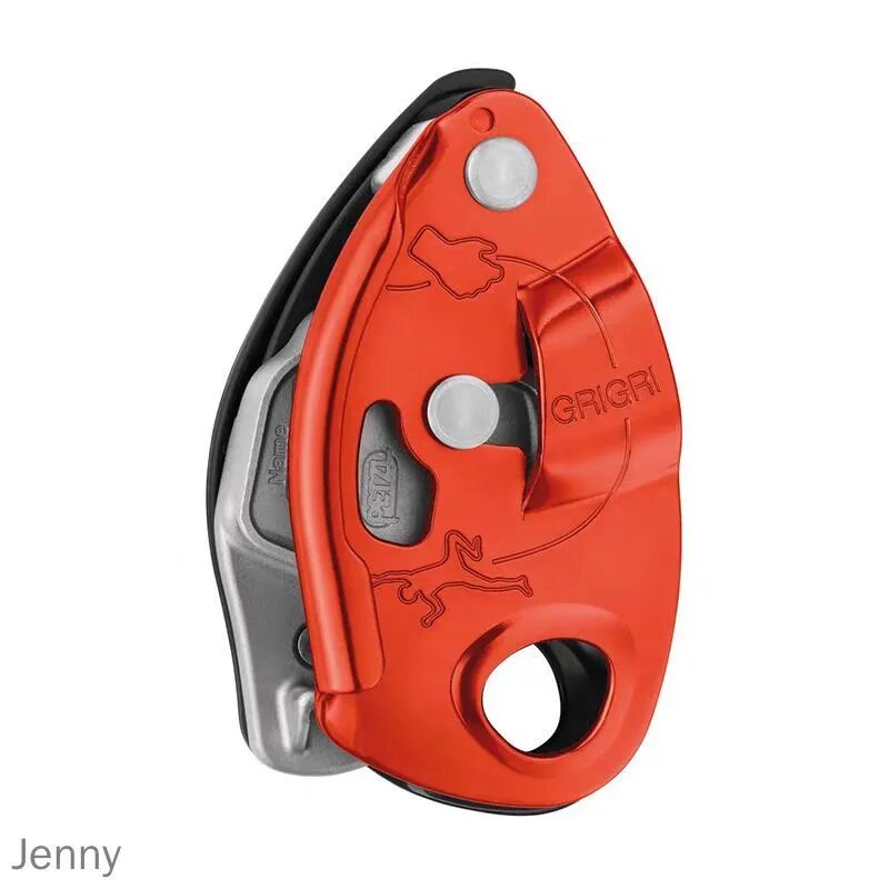 Страховочно-спусковое устройство PETZL GRIGRI orange для скалолазания