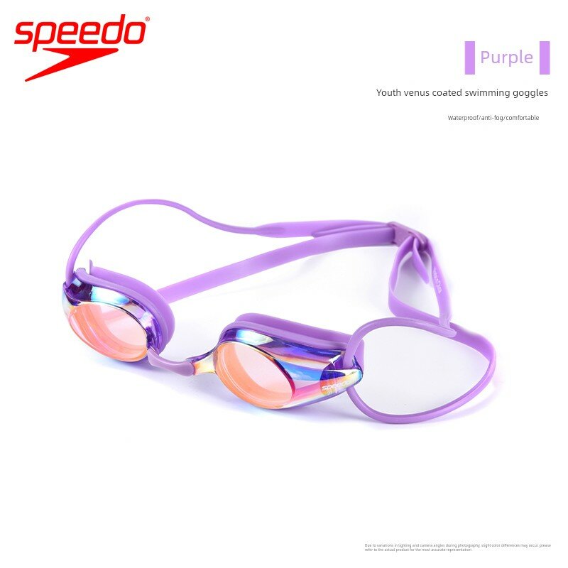Speedo Biofuse Cloud 2.0 Юношеские плавательные очки с антизапотеванием, УФ-защитой, прозрачной линзой, покрытием, цвет