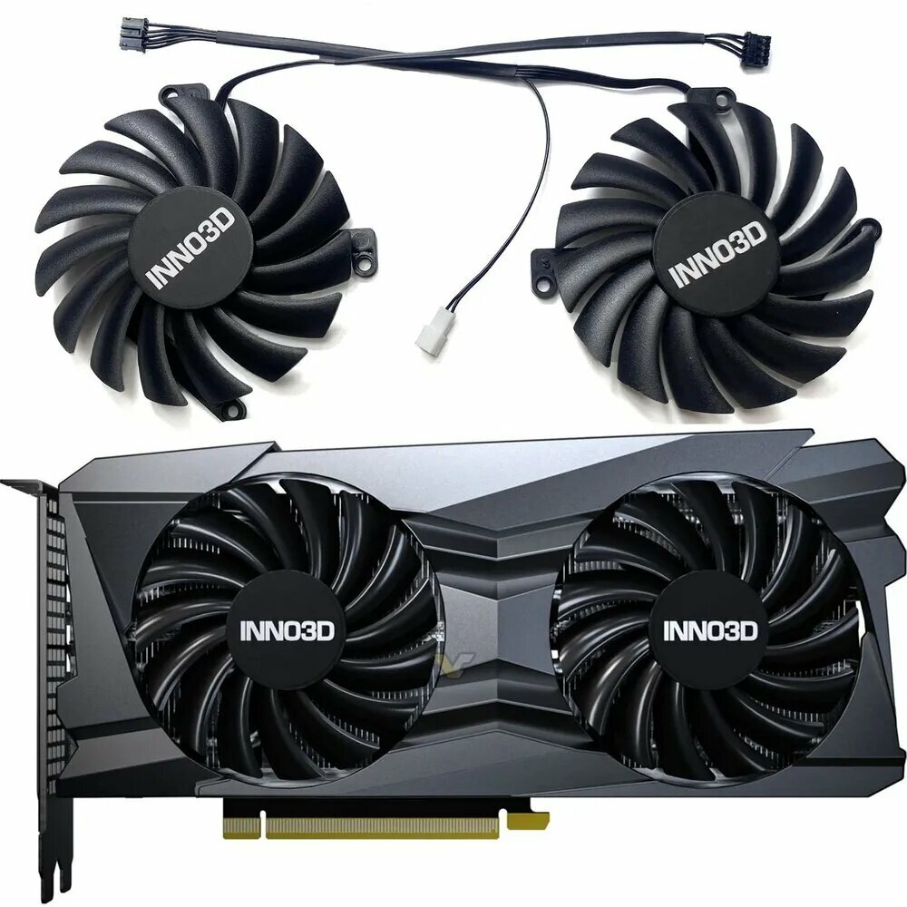 CF-12910S Вентиляторы охлаждения для видеокарты INNO3D RTX3060ti 3080 TWIN X2 OC