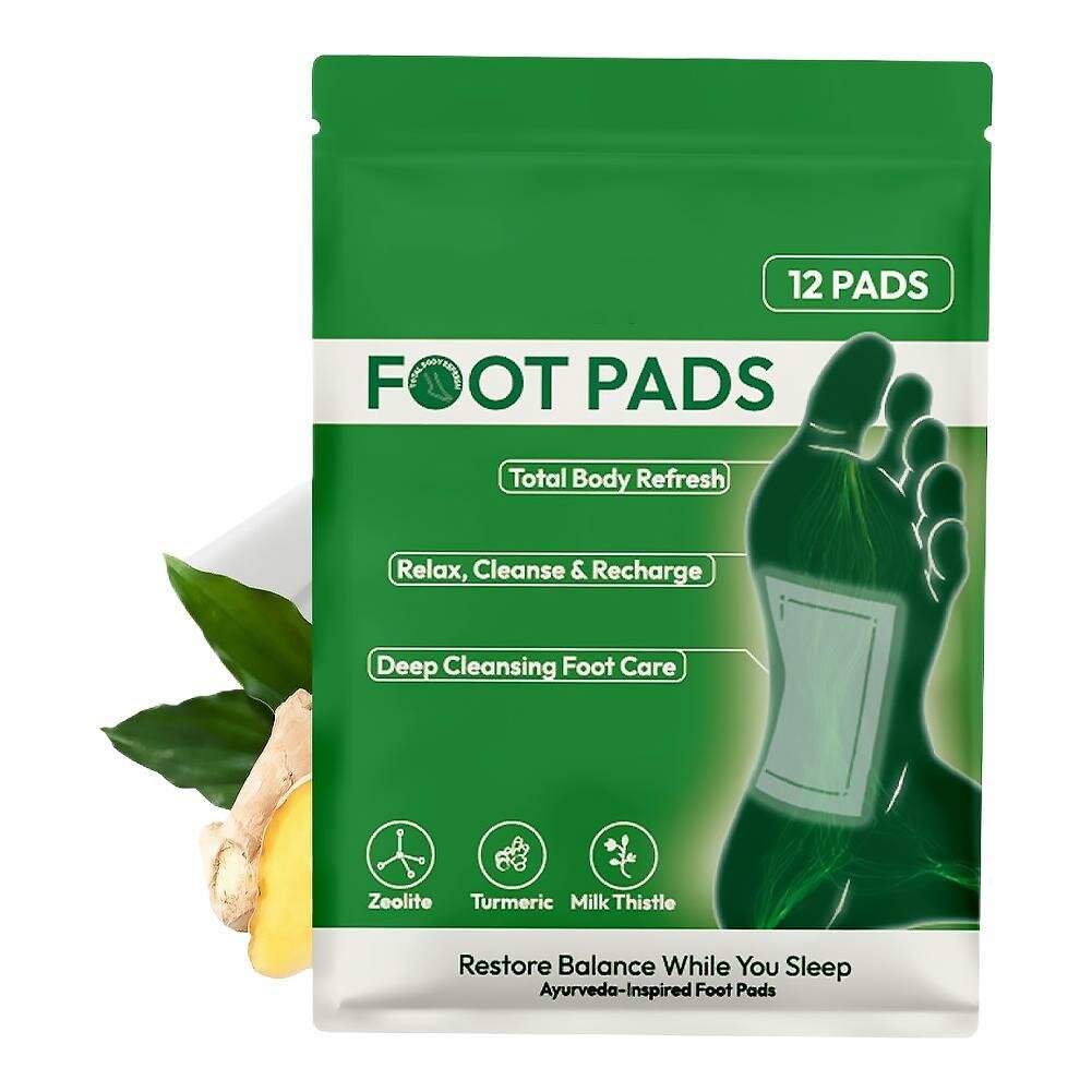 Детокс пластыри для ног с турмалином 12 шт. очищающие, против мозолей, антибактериальные