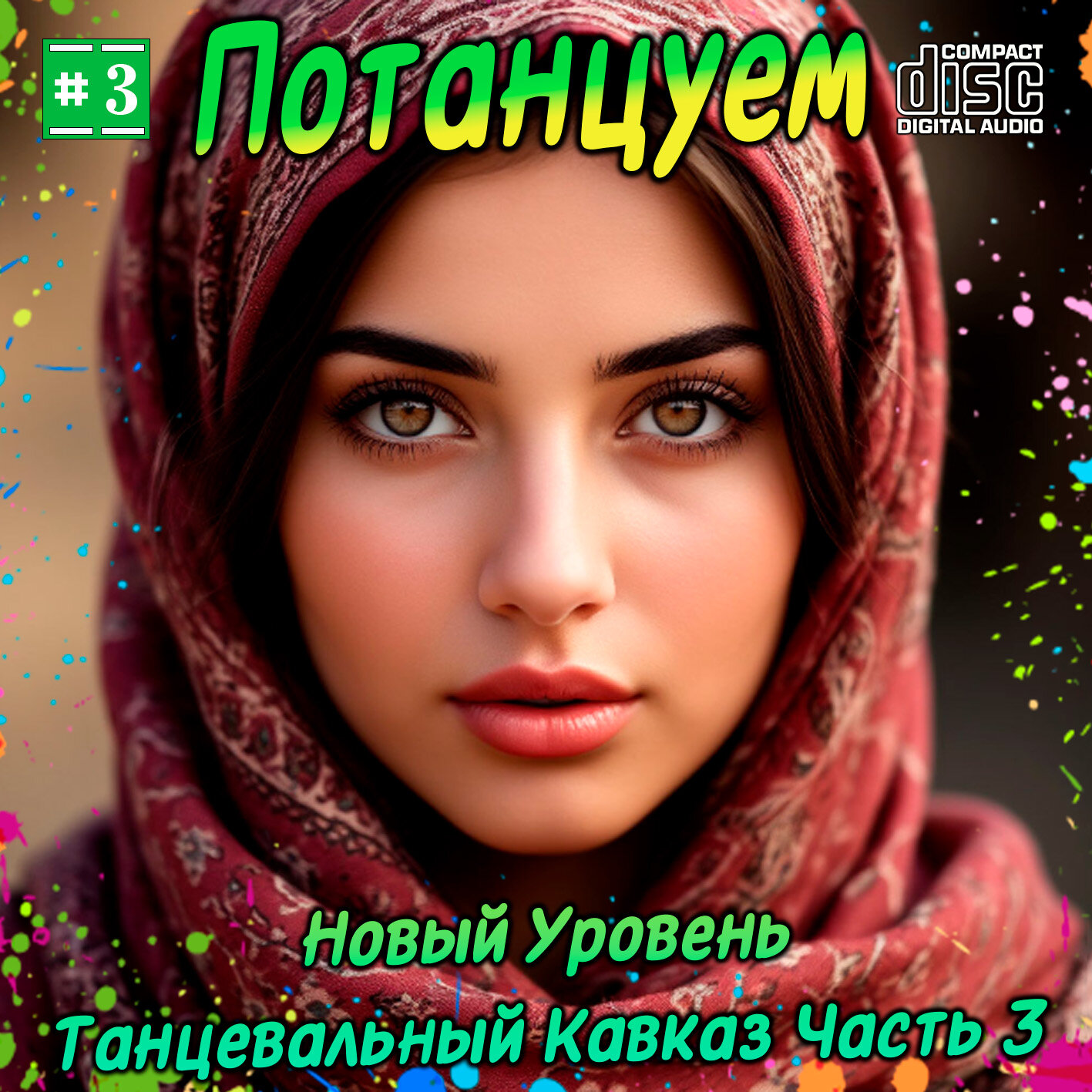 Потанцуем. Новый Уровень - Танцевальный Кавказ Часть 3 CD (запись на CD-R)
