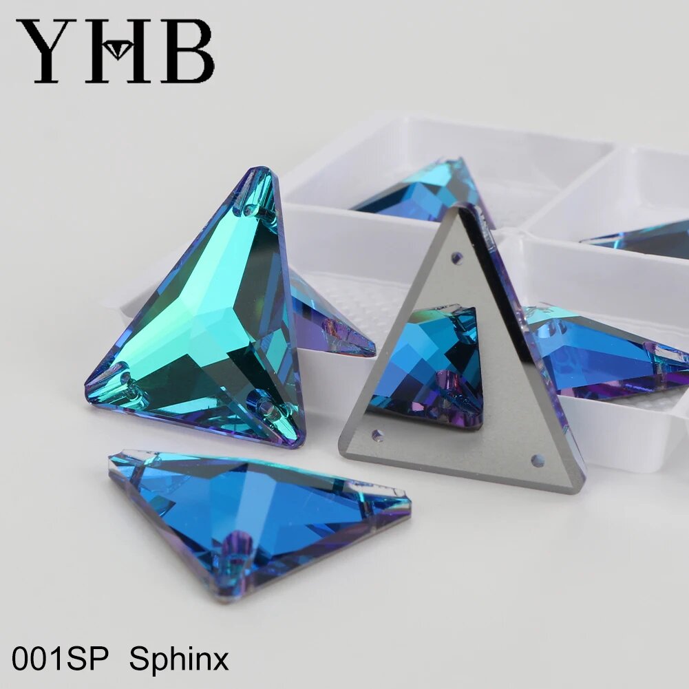 Стразы YHB Sphinx 001SP, 18мм, 21мм, 15шт