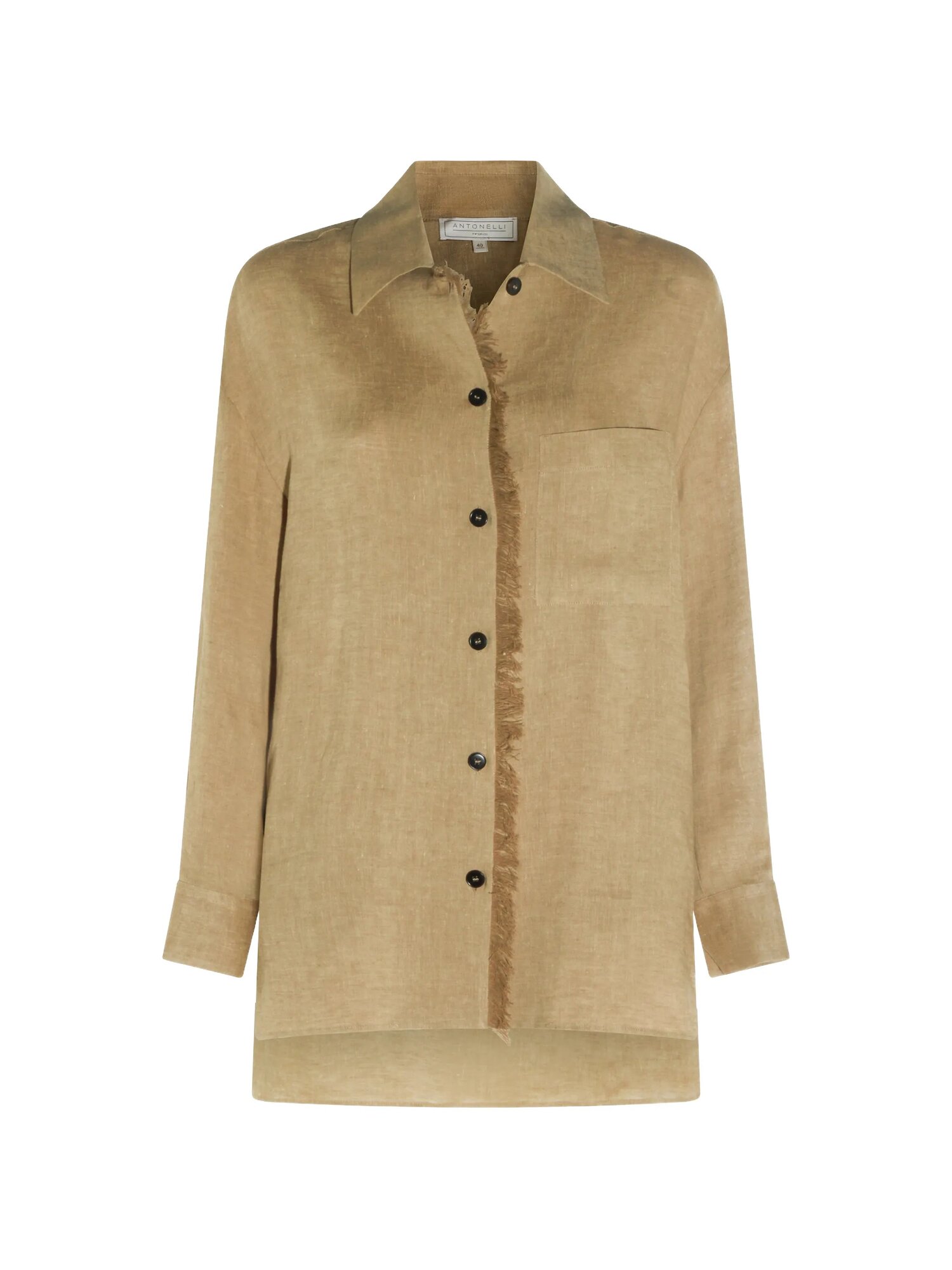 Рубашка Fringed button shirt