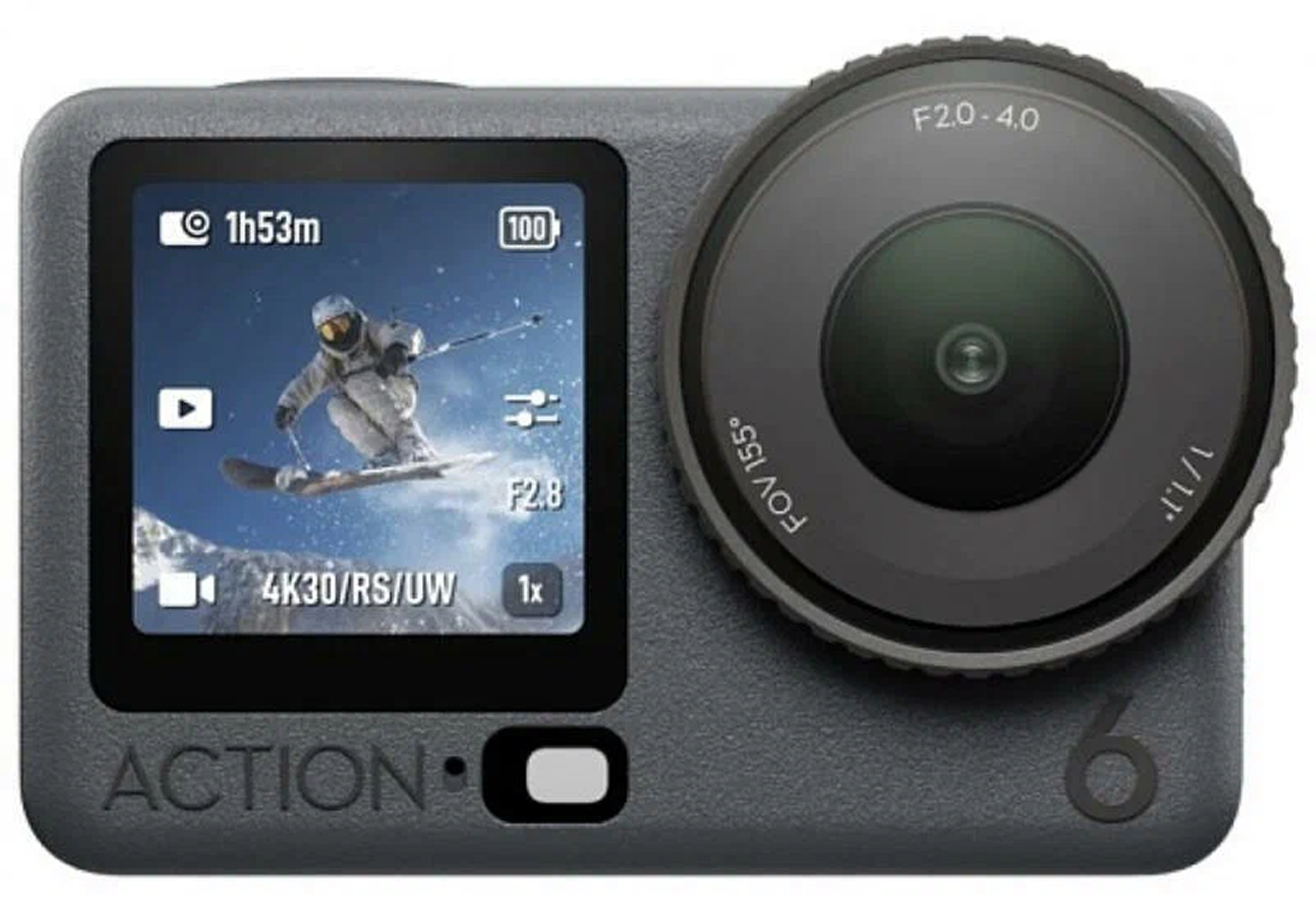 Экшн-камера DJI Osmo Action 6 Adventure Combo, Black (Черный)