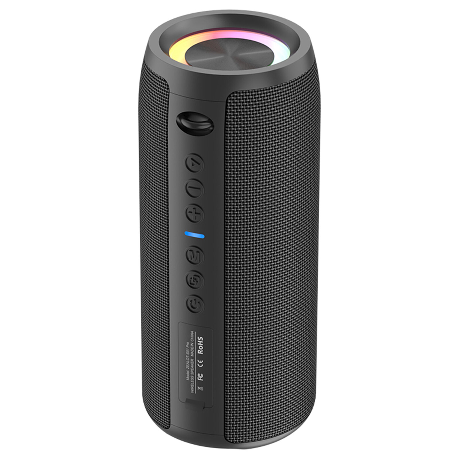 ZEALOT S51Pro Маленький динамик BT Беспроводной Водонепроницаемый IPX7 6000mAh Длительный Срок Службы Аккумулятора Портативный Сабвуфер