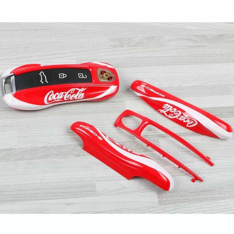 Новая версия дизайн чехла с Кока-Кола для ключа от Porsche Panamera Cayenne Macan