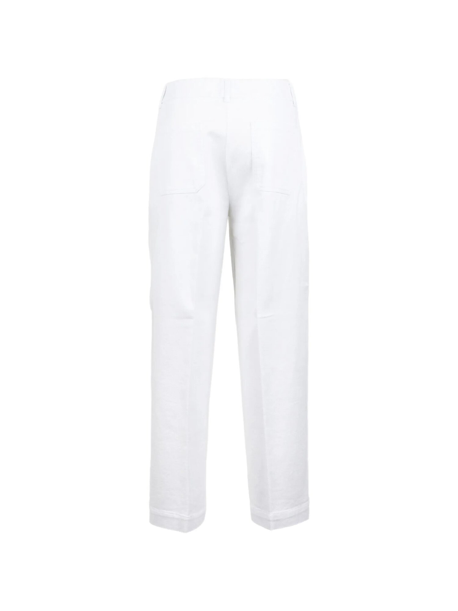 Брюки Via Masini 80 Straight-leg trousers, размер 42, бежевый/белый — фото 1