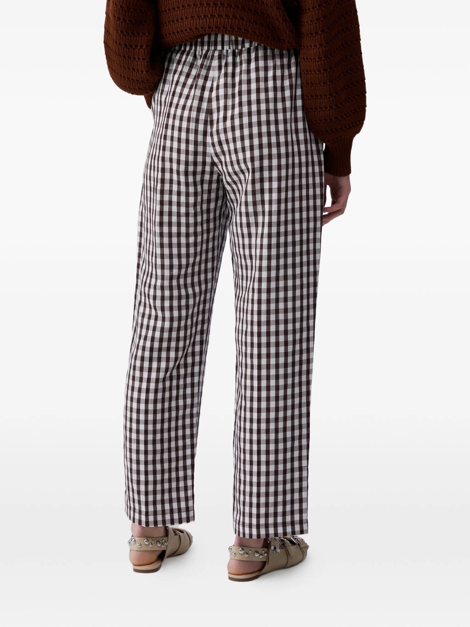 Брюки LIU JO Elastic trousers, размер 44, brown — фото 1