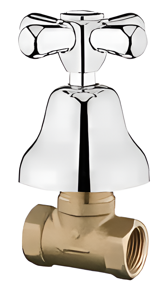 Запорный кран Armony AM69011015, латунь, хром, встраиваемого типа, Webert, Италия