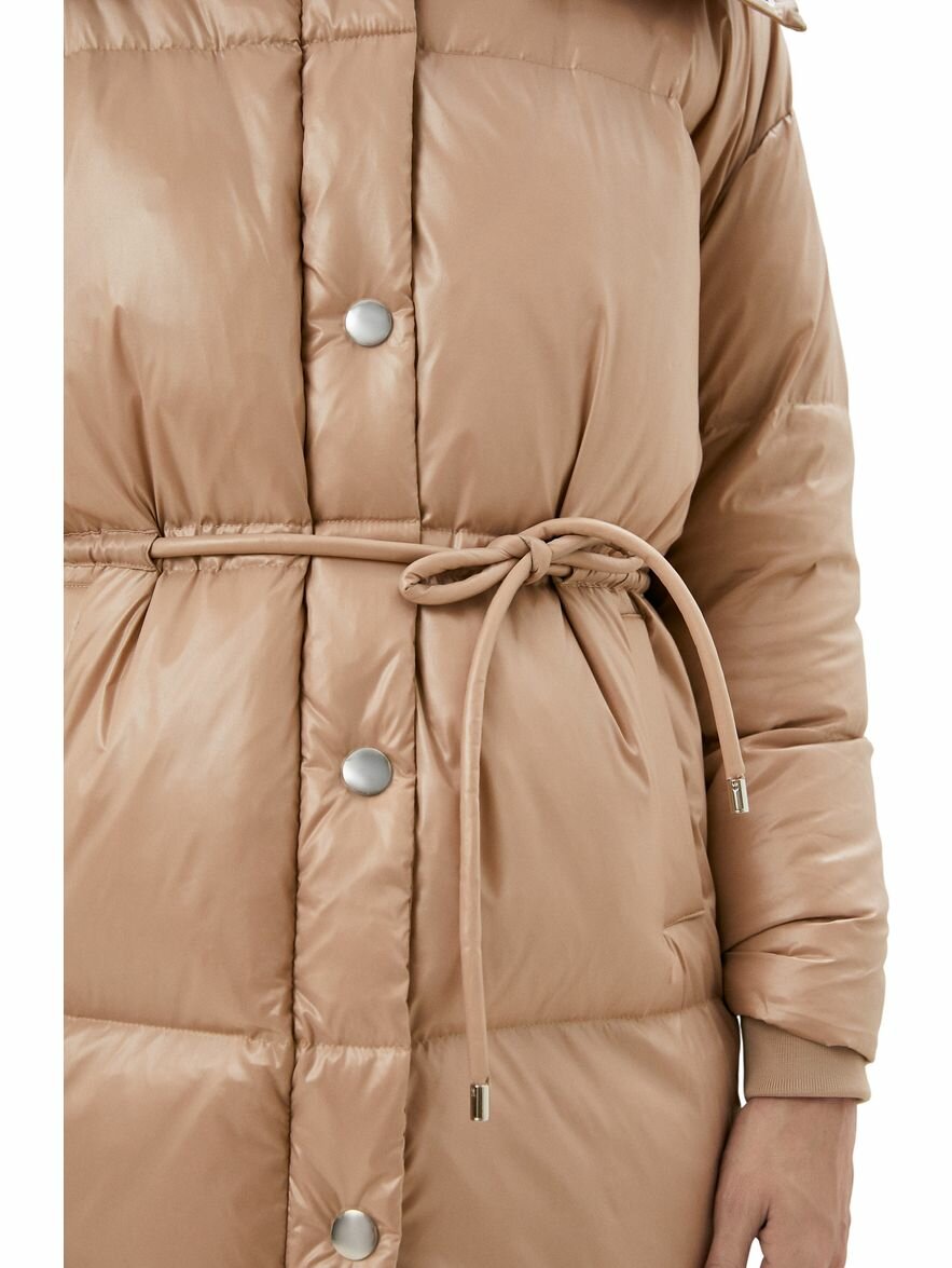 Пуховик B.L.E.S. Down jacket Blanka, размер 42, бежевый — фото 1