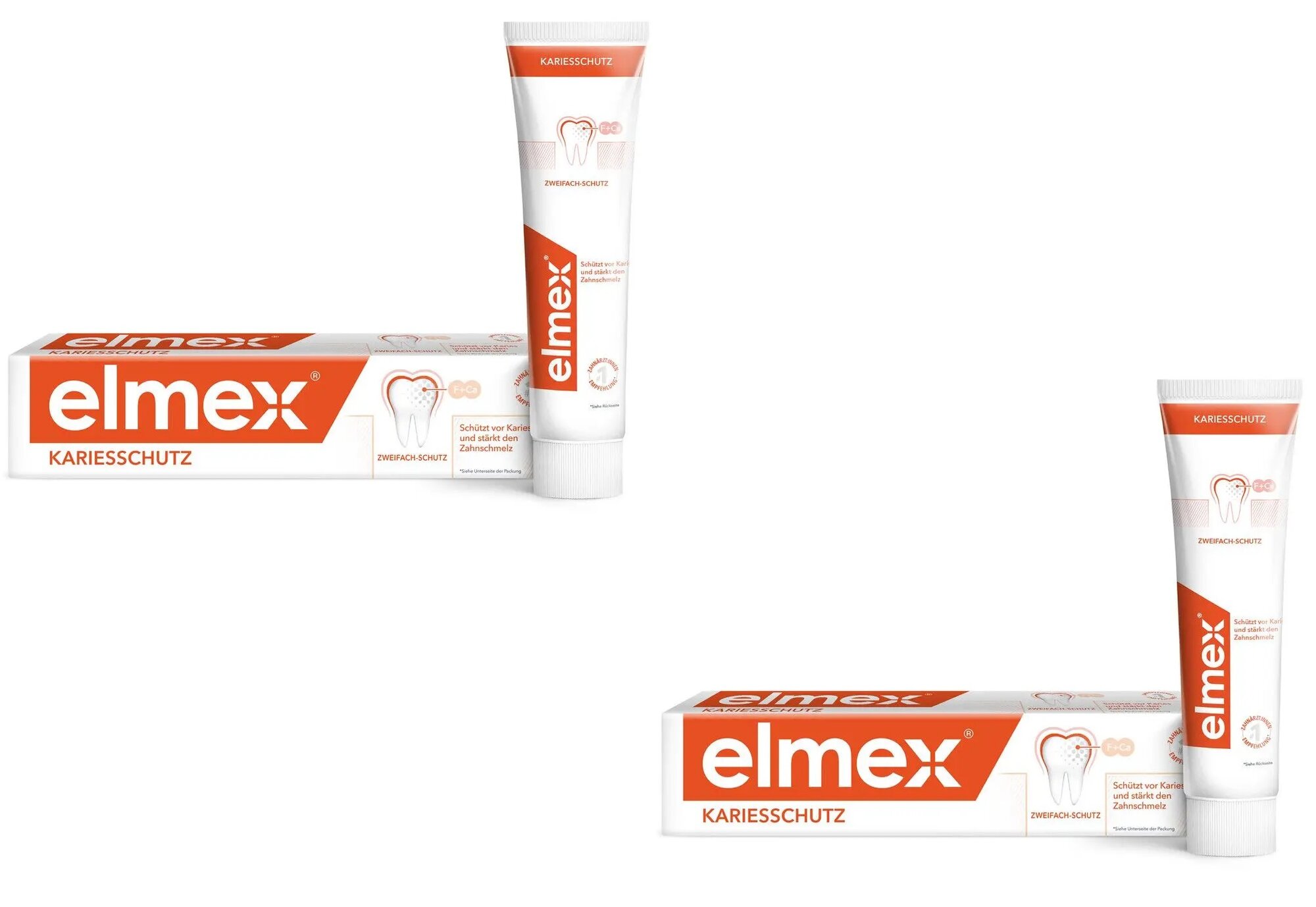 Зубная паста Colgate Elmex для укрепления эмали и защиты зубов, 75мл 2шт
