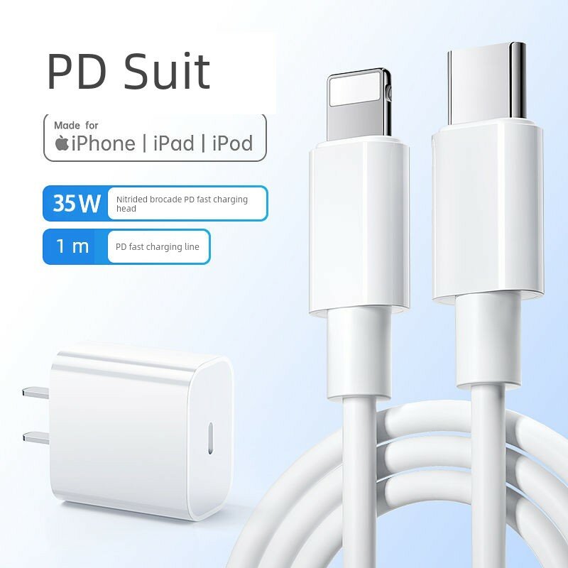 1-метровый USB-C зарядный кабель PD35W, 1 шт, для iPhone 13/12/11, сертифицирован