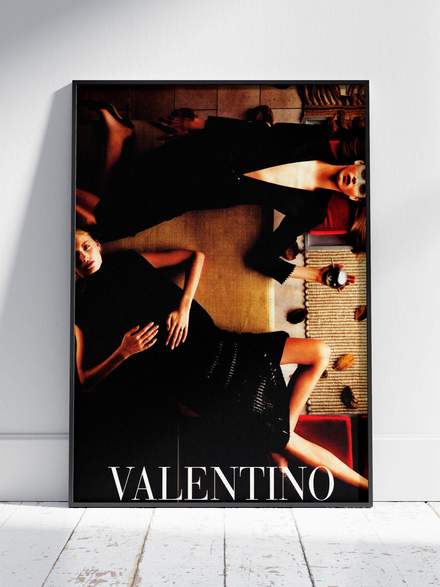 Плакат на стену для интерьера Валентино (Valentino 4) - Постер по модели, бренду и моде формата A4 (21x30 см)