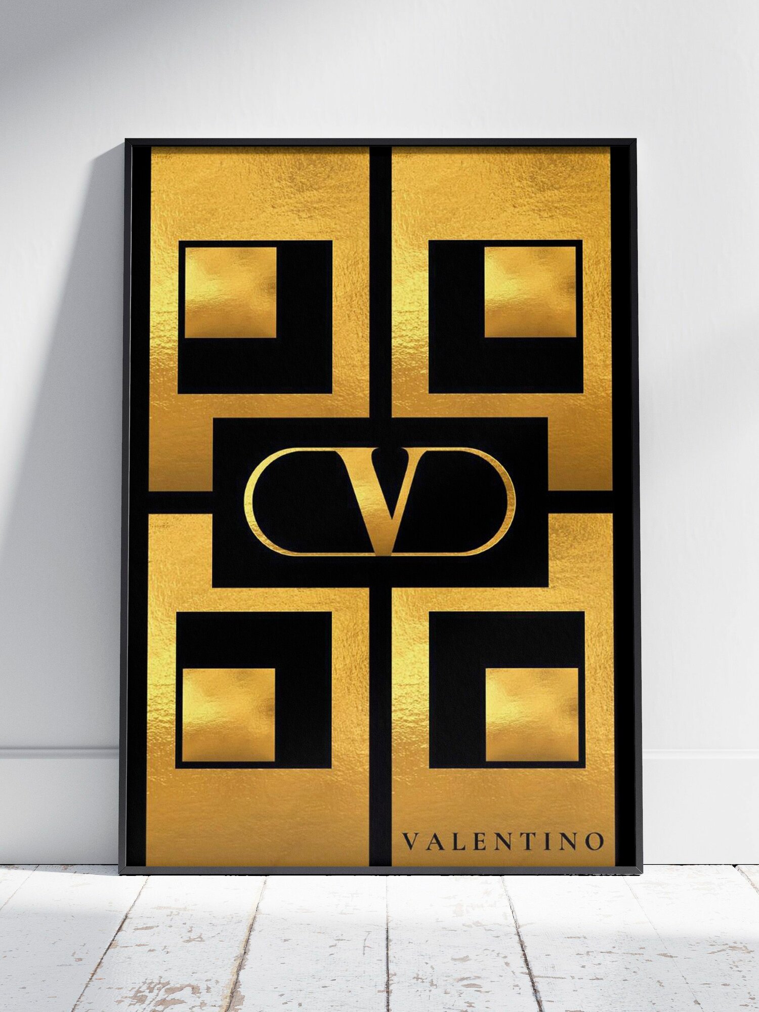 Плакат на стену для интерьера Валентино (Valentino 10) - Постер по модели, бренду и моде формата A4 (21x30 см)