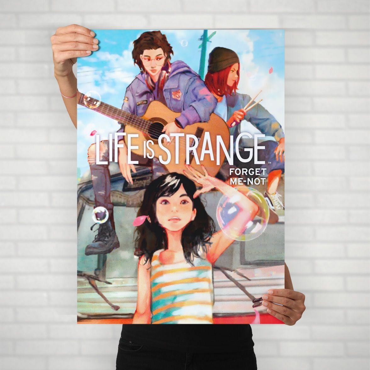 Плакат на стену для интерьера Лайф из Стрендж (Life is Strange True Colors) - Постер по игре Life is Strange формата А1 (60x84 см)