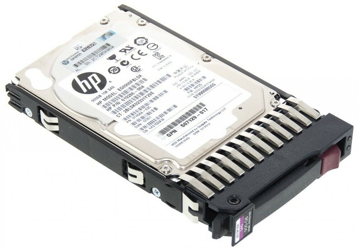 Жесткий диск HP 900Gb 10000 SAS 2.5" HDD 507129-018