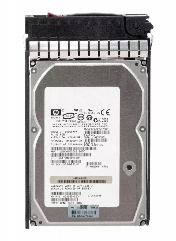 Жесткий диск HP AG690-64201 300Gb Fibre Channel 3,5" HDD