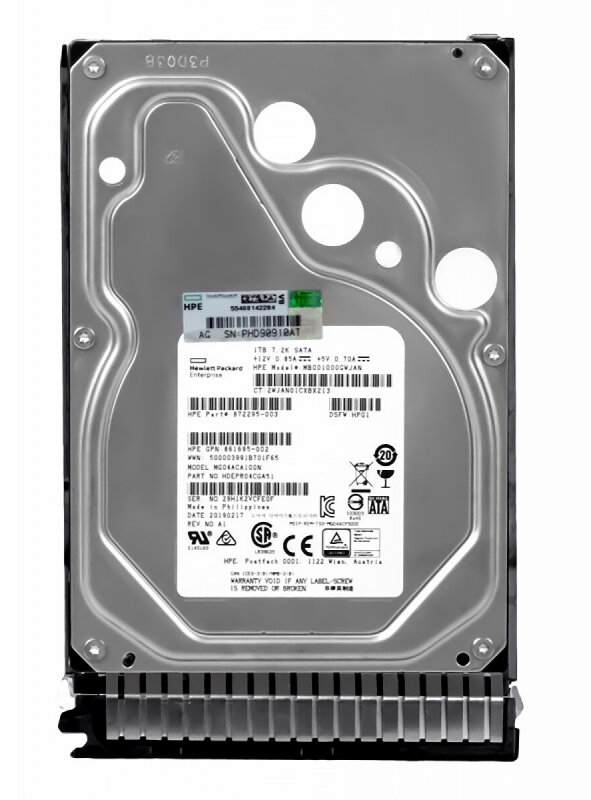 Жесткий диск HP 858594-B21 1Tb 7200 SATAIII 3.5" HDD