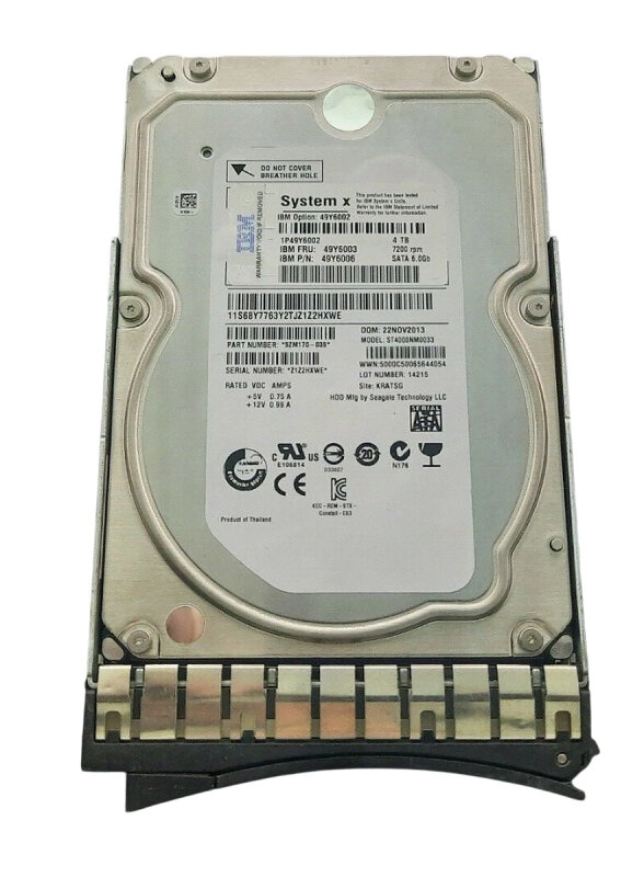 Жесткий диск IBM 49Y6002 4Tb SATAIII 3,5" HDD